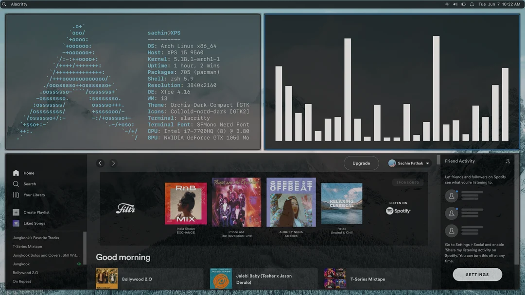 [xfce] Snowfall | Scrolller