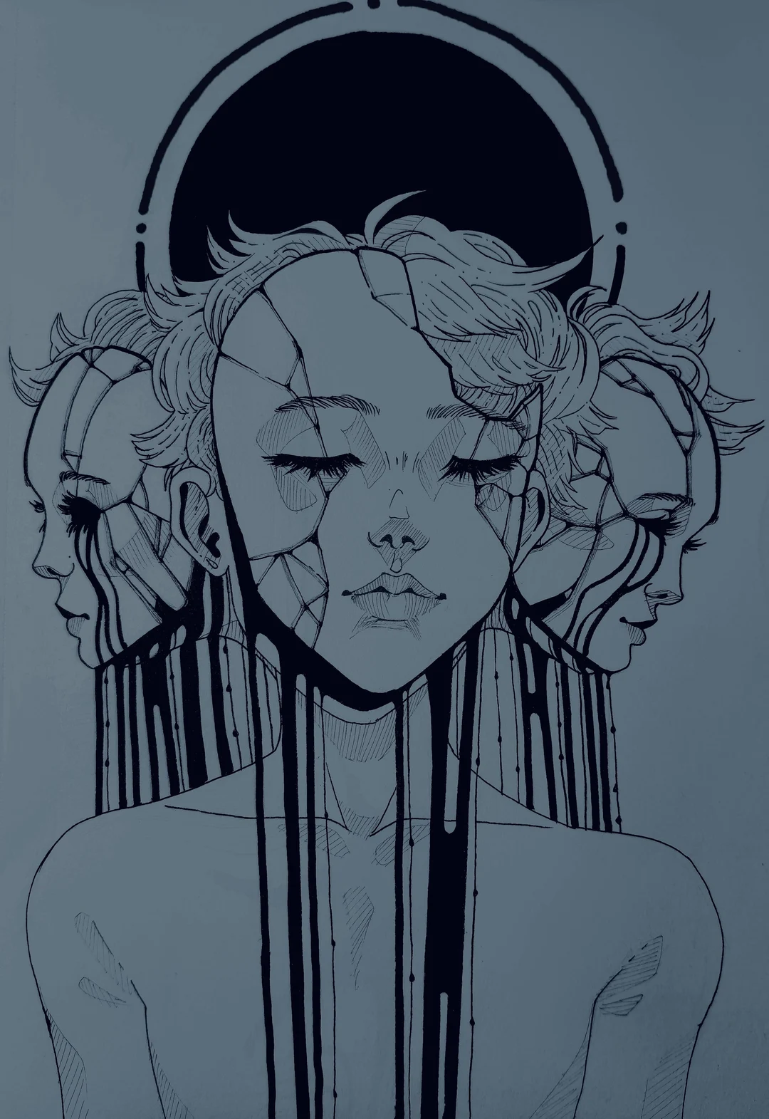 “Facade”, Me, Marker Art, 2022 | Scrolller