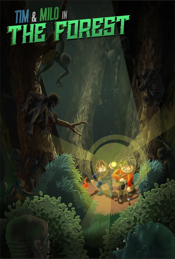 Tim and Milo in The Forest, Me, Digital, 2023 | Scrolller