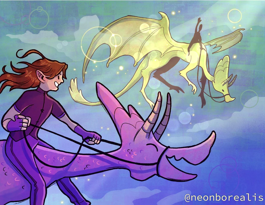 Dragon Riders, Me, Digital, 2023 | Scrolller