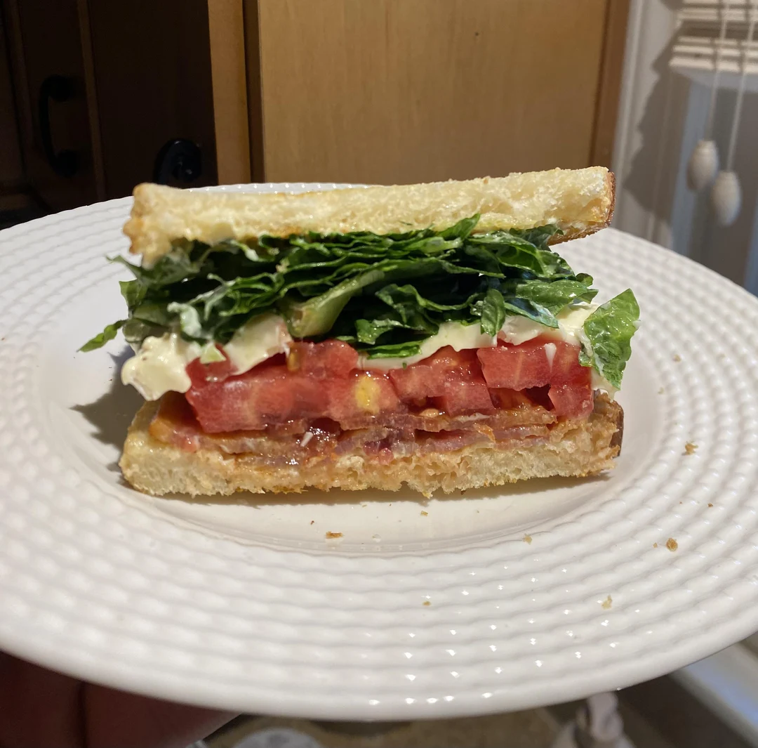 Probably the most photogenic sandwich I’ve ever made. BLT+Brie | Scrolller