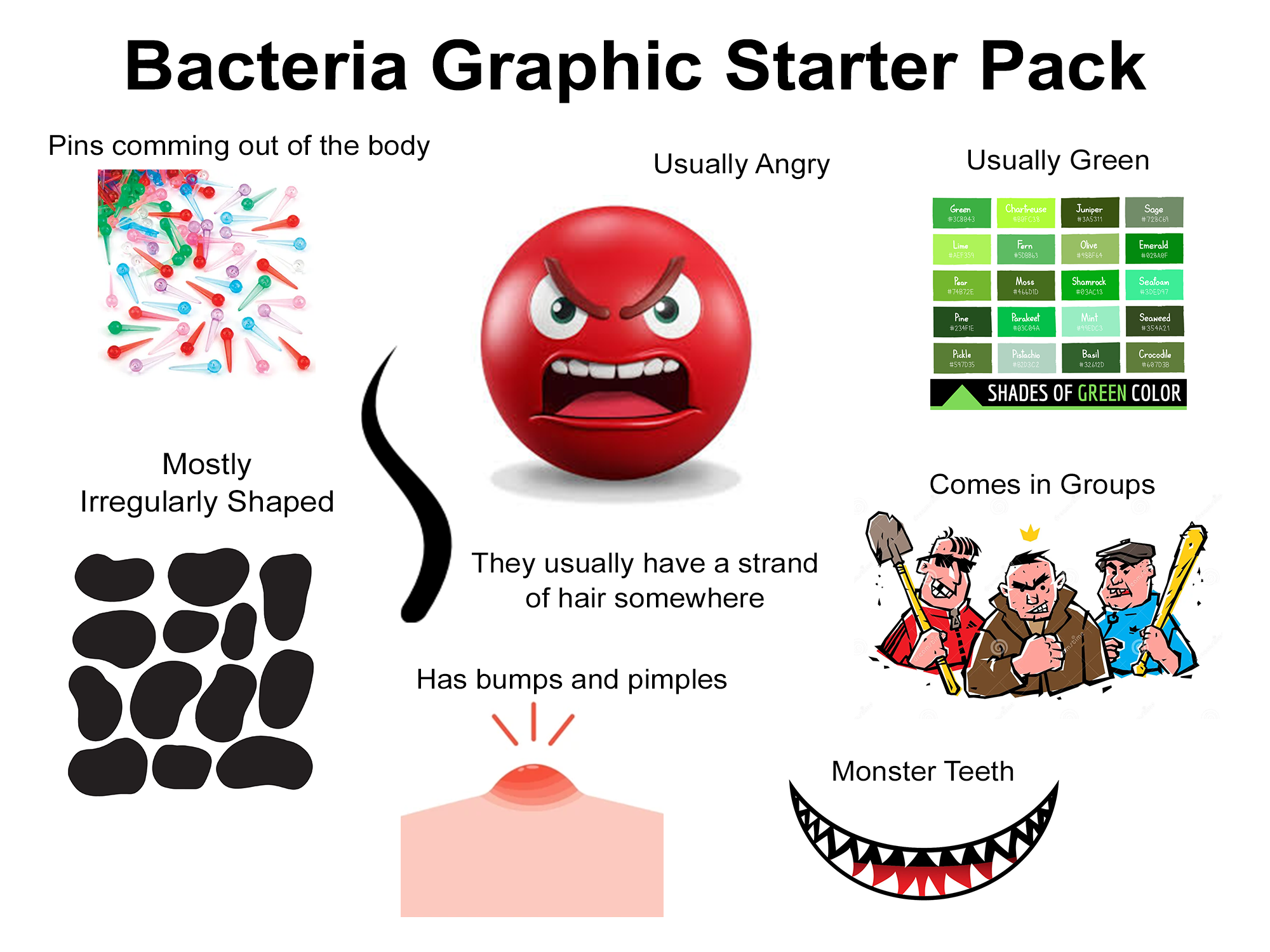 Bacteria/Virus Graphic starter pack | Scrolller