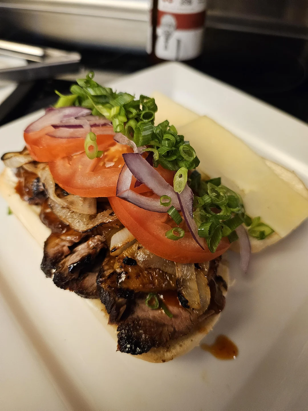 Teriyaki Steak Sandwich | Scrolller