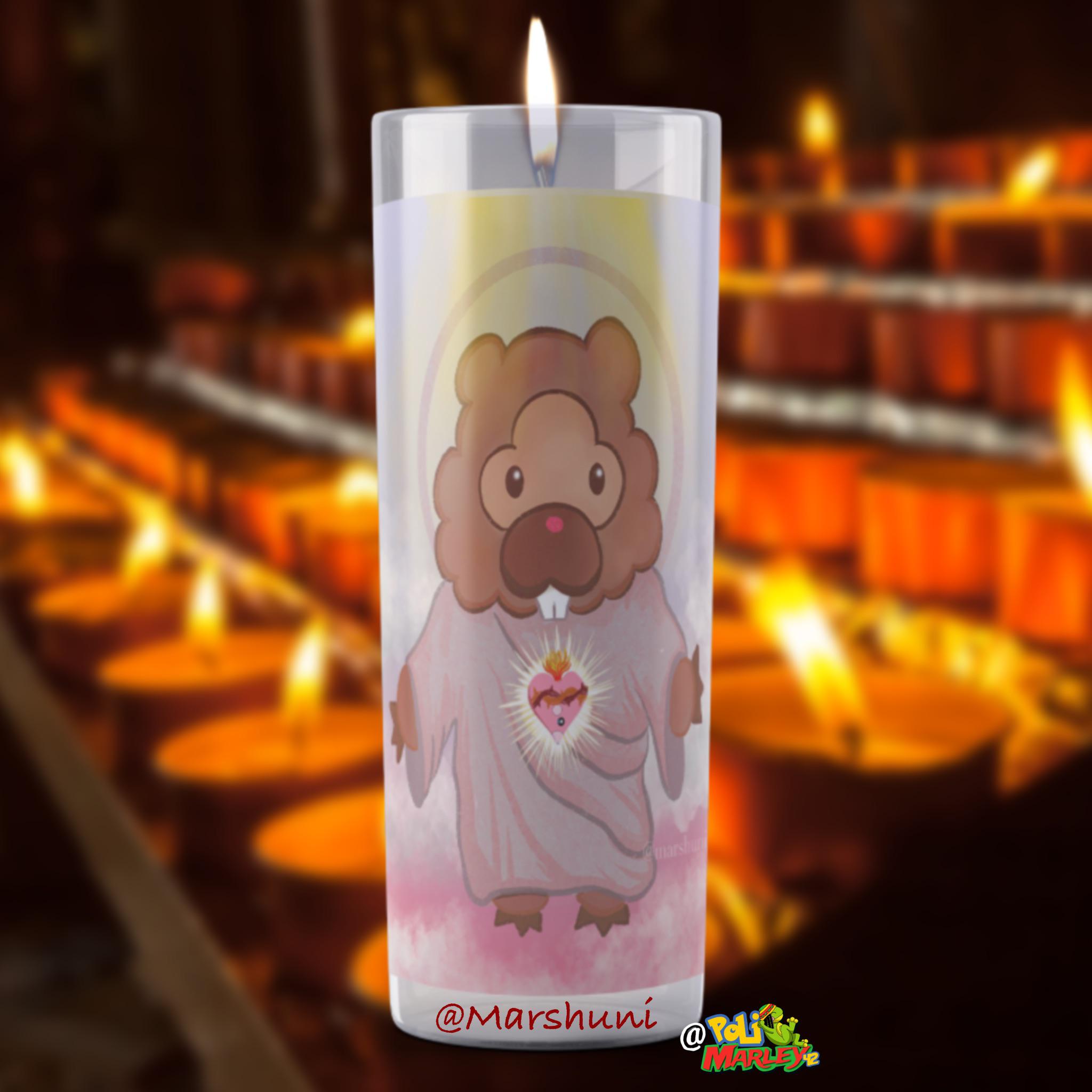 [OC] Bidoof candle (art by Marshuni, mock-up by me) | Scrolller