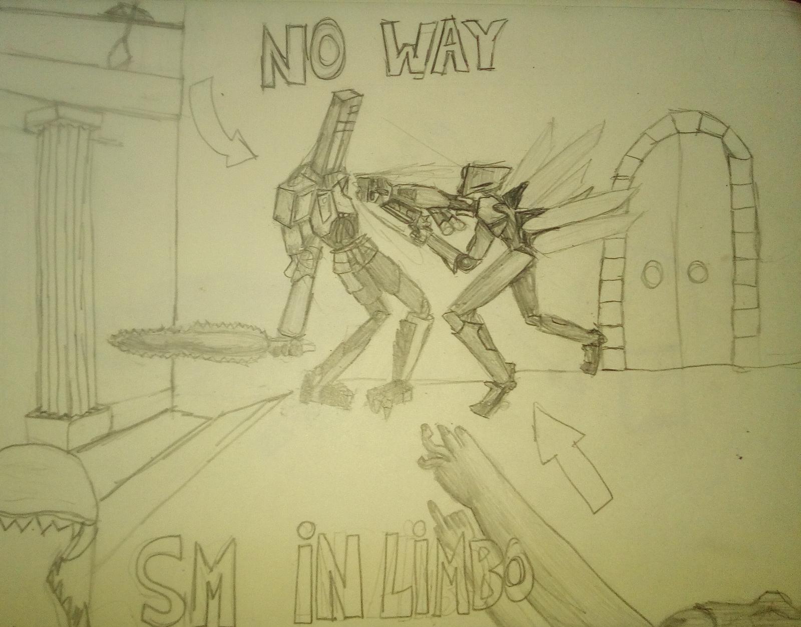 SM in limbo, Me, old pencil, 2023 | Scrolller