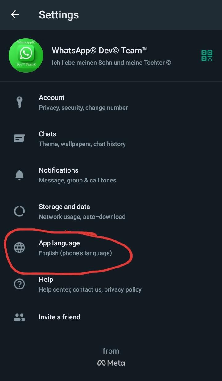 Now your able to choose your own language within WhatsApp | Scrolller