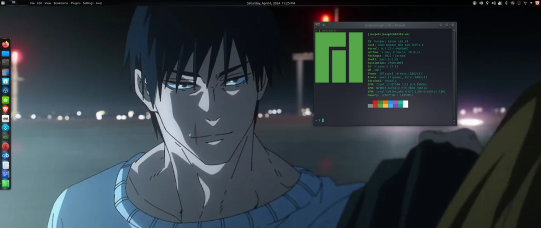 Discover more like Unixporn: [KDE] Inspired by the sorcerer killer, Toji Zenin and Related ...