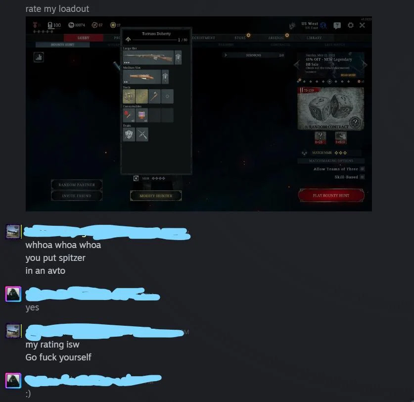 I asked my friend to rate my meme loadout, this was his response | Scrolller