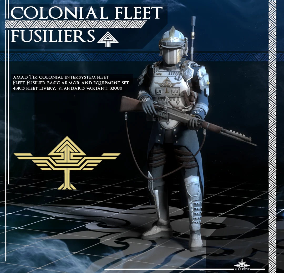 Colonial Fleet Fusiliers - Bonfire Stars by Martechi | Scrolller