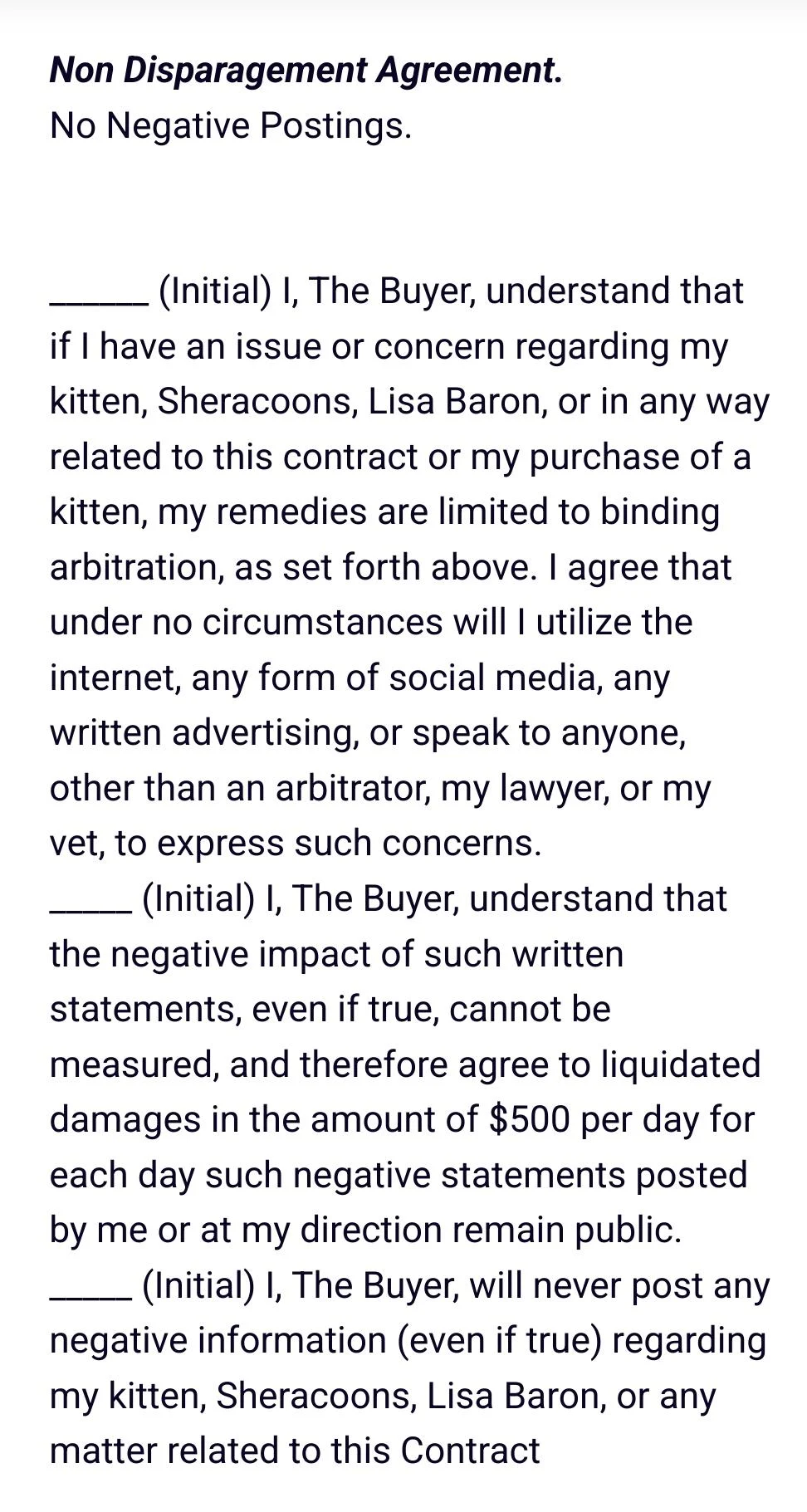 Friendly reminder (Breeder contract) | Scrolller