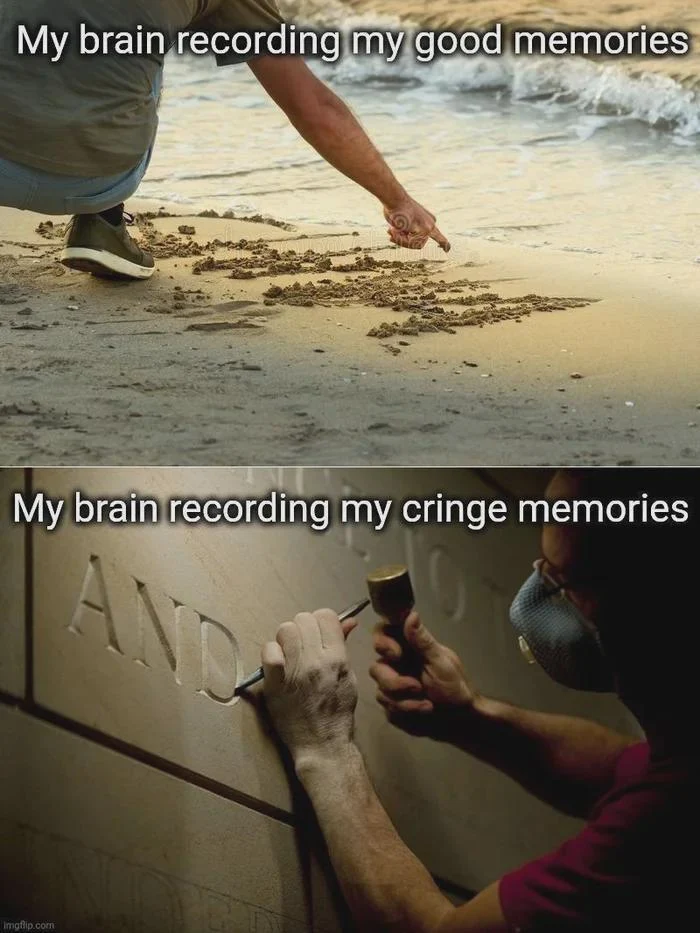 Why are only bad memories easy to remember.. | Scrolller