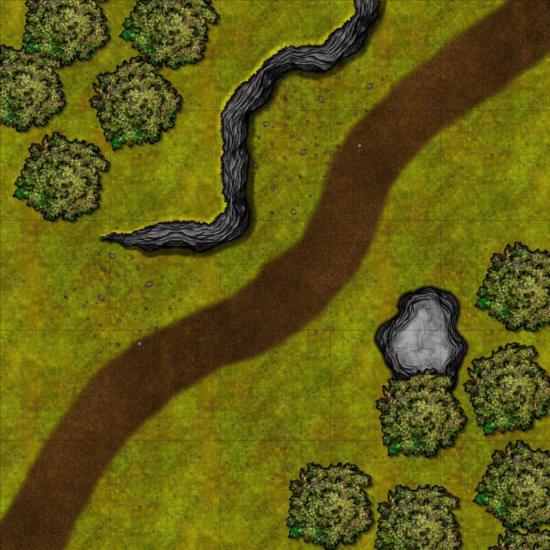 Discover more like Battlemaps: Road - Random Encounter (25x25) and Related Content | Scrolller