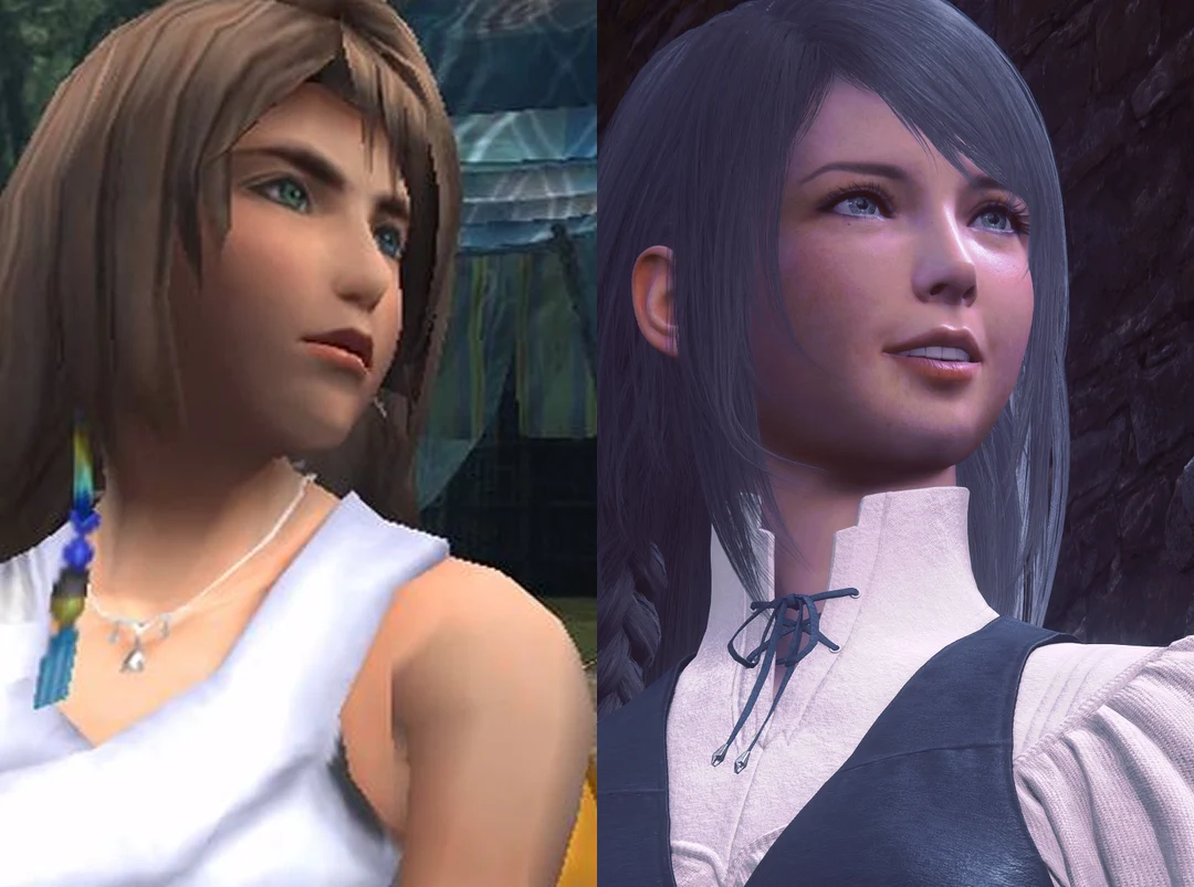 Yuna (original PS2 version) and Jill | Scrolller