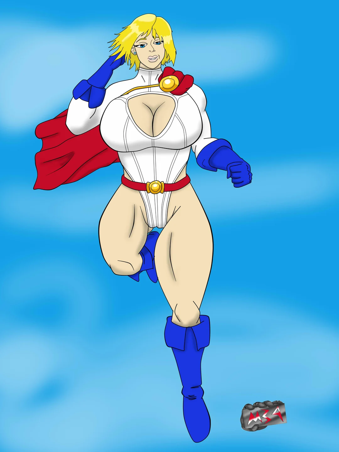 Powergirl in the sky | Scrolller