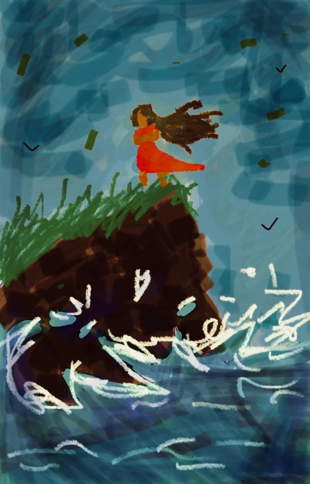 Wind blown, u/-_____deleted____-, digital, 2023 | Scrolller