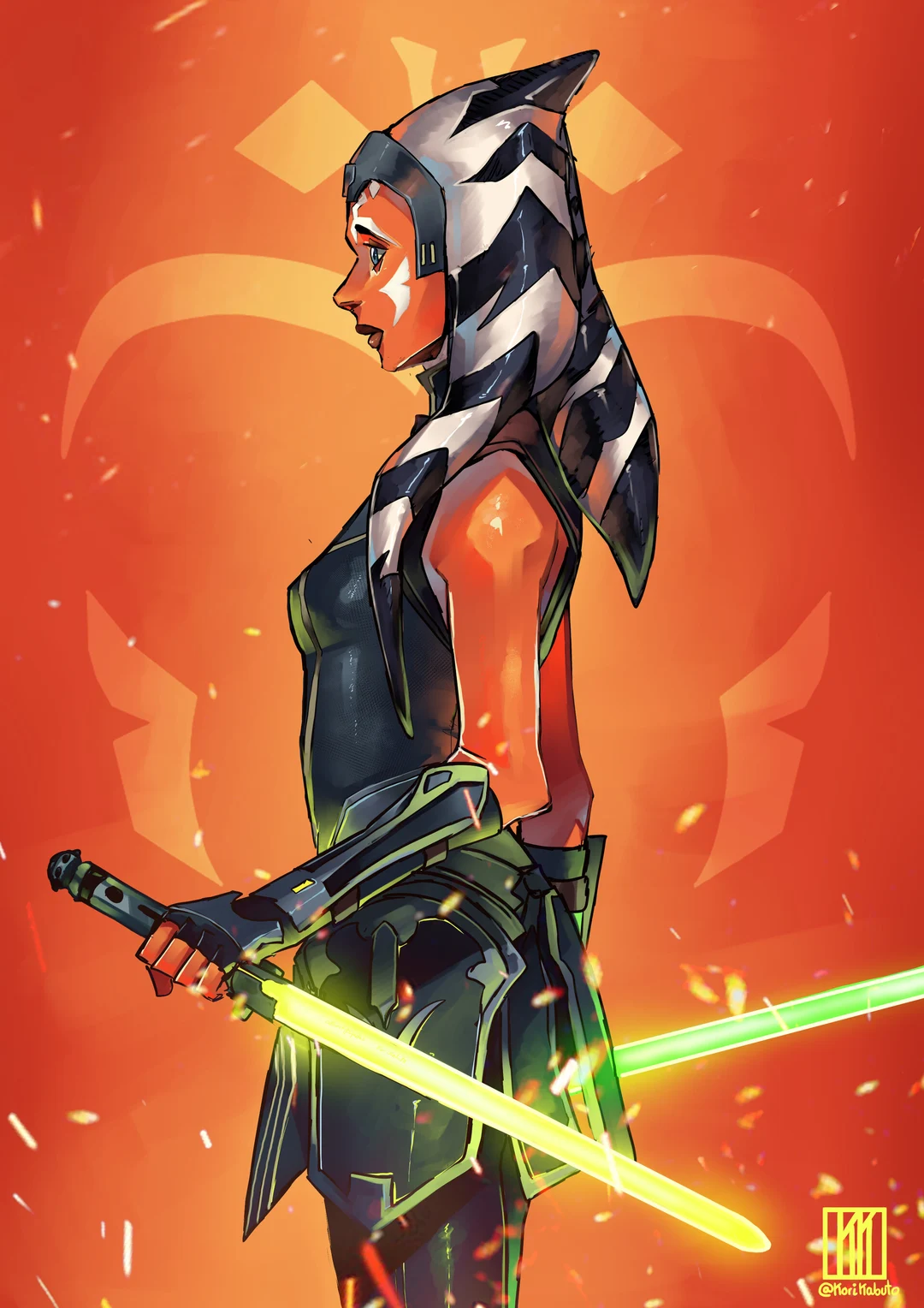 Ahsoka Tano. Star Wars Clone wars (by Albert Pujadas) | Scrolller