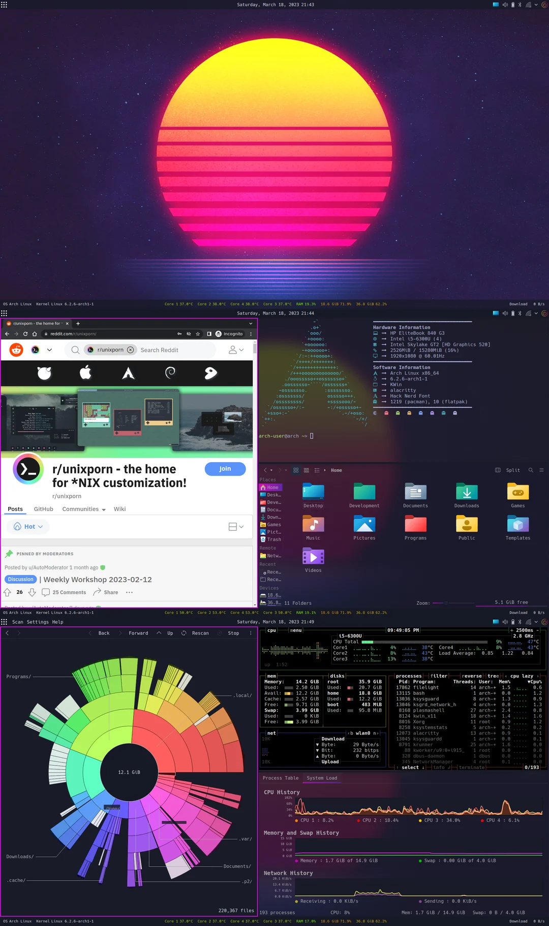 Tiled [KDE] | Scrolller