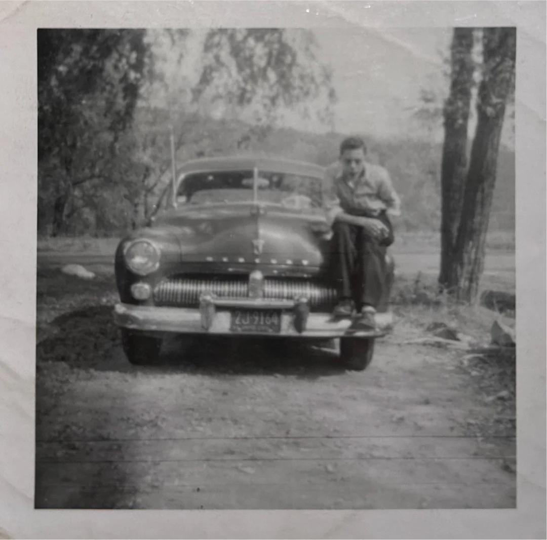 My Papa in the 1950’s. Can anyone tell me what car this is? | Scrolller