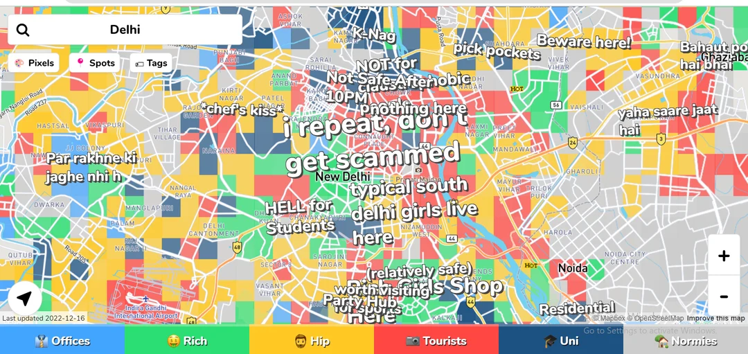 Found this on HoodMaps lol. Delhi Hood map | Scrolller