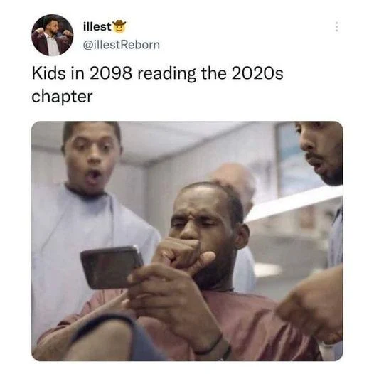 Kids in 2098 reading They have robots for that. | Scrolller