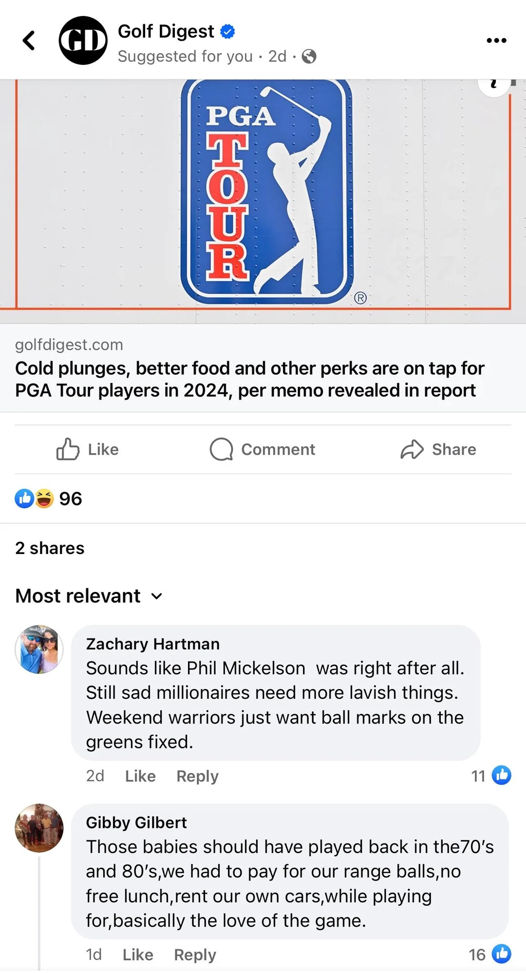 Retired tour pro bringing the heat | Scrolller