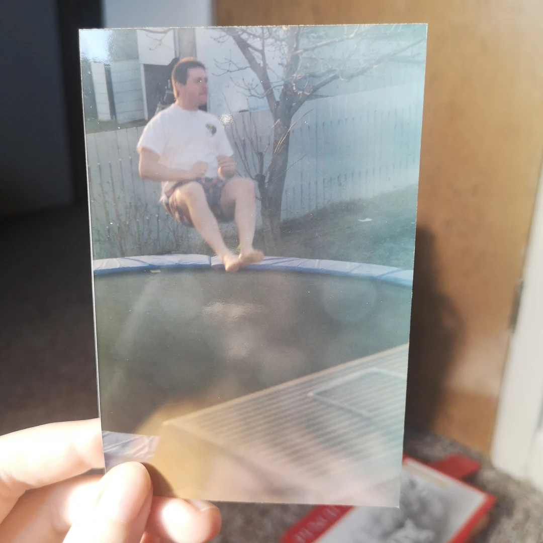 My dad, defying gravity in '93 | Scrolller