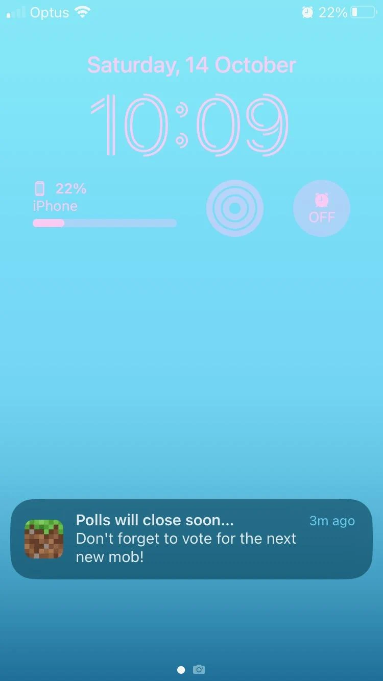 Just got this notification from Minecraft. This is too weird. | Scrolller