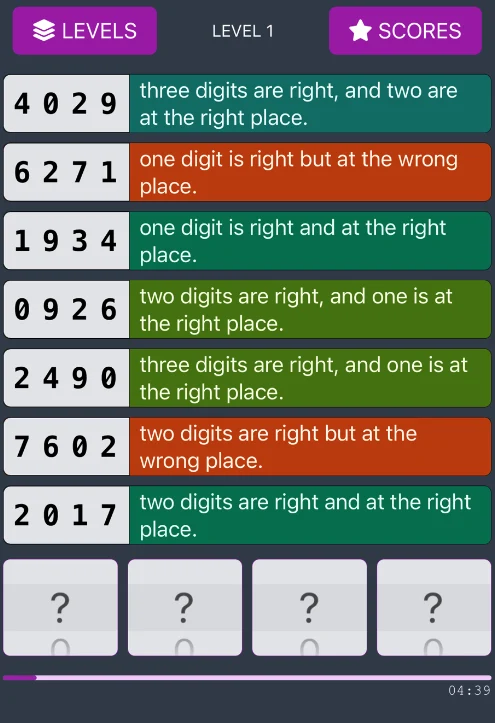 Here is one without a "all digits are wrong" clue. | Scrolller