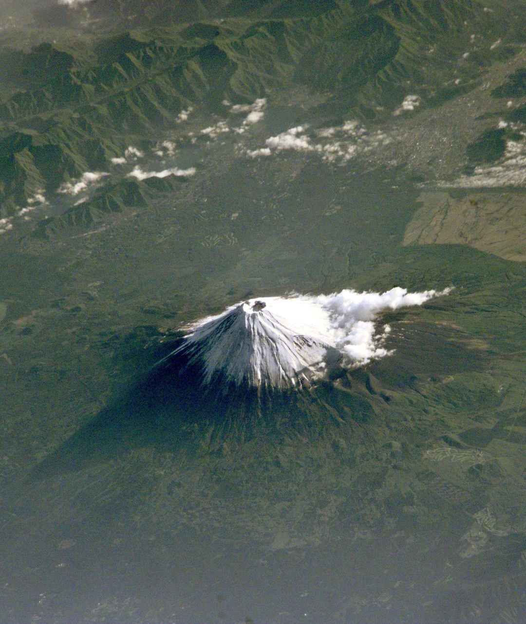 Mount Fuji from space | Scrolller