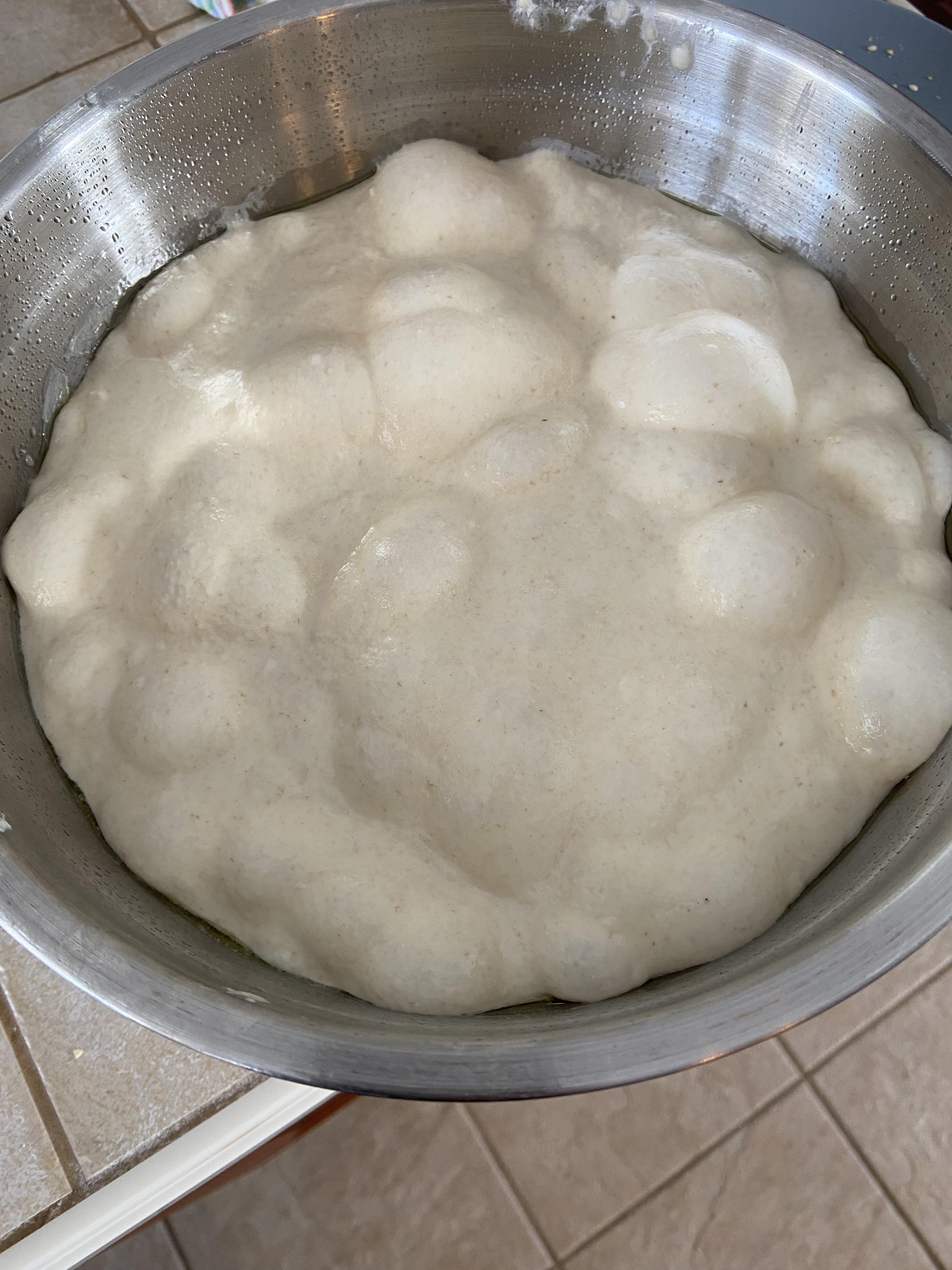 First time ever making my own bread (focaccia in this case). 72h fermentation | Scrolller