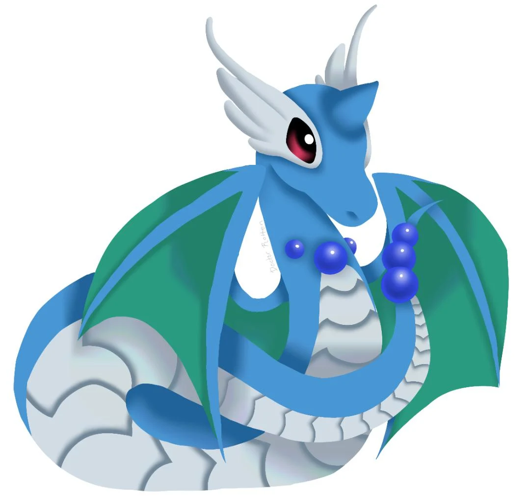 My take on a dragonite redesign | Scrolller