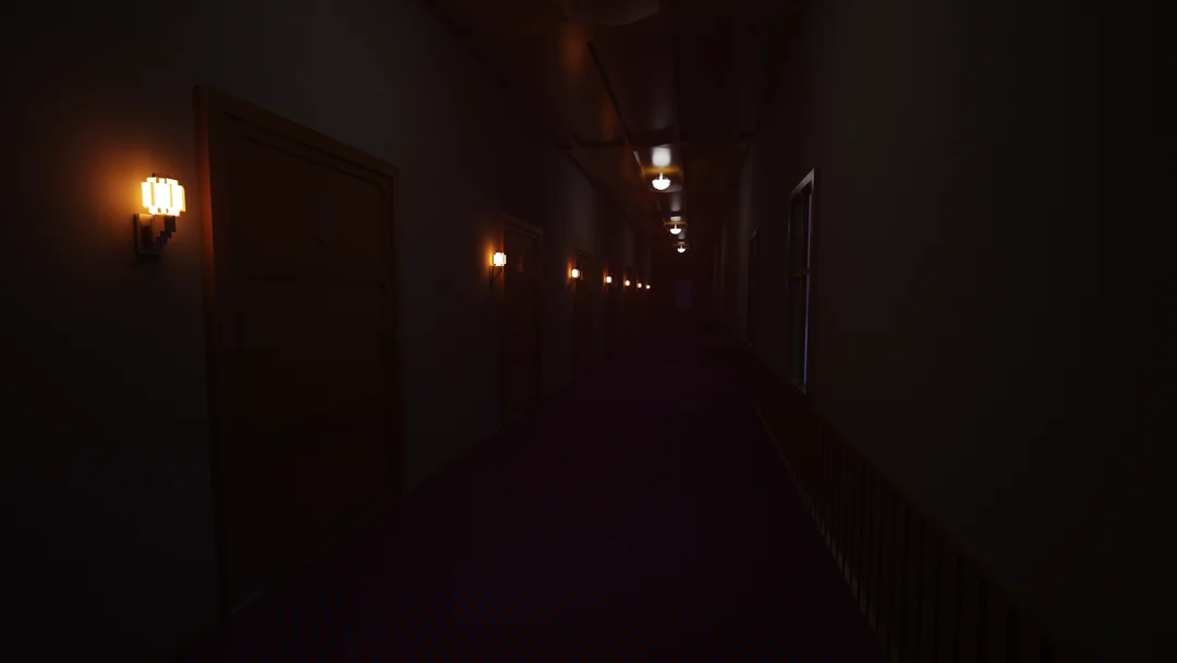 Corridor Bright, Me, Voxel Art, 2022. | Scrolller