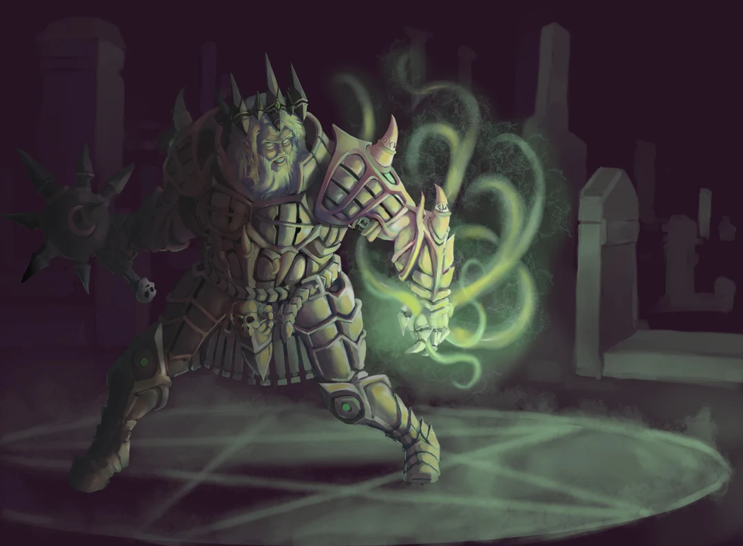 Necro King - Art By Douglas Silva | Scrolller