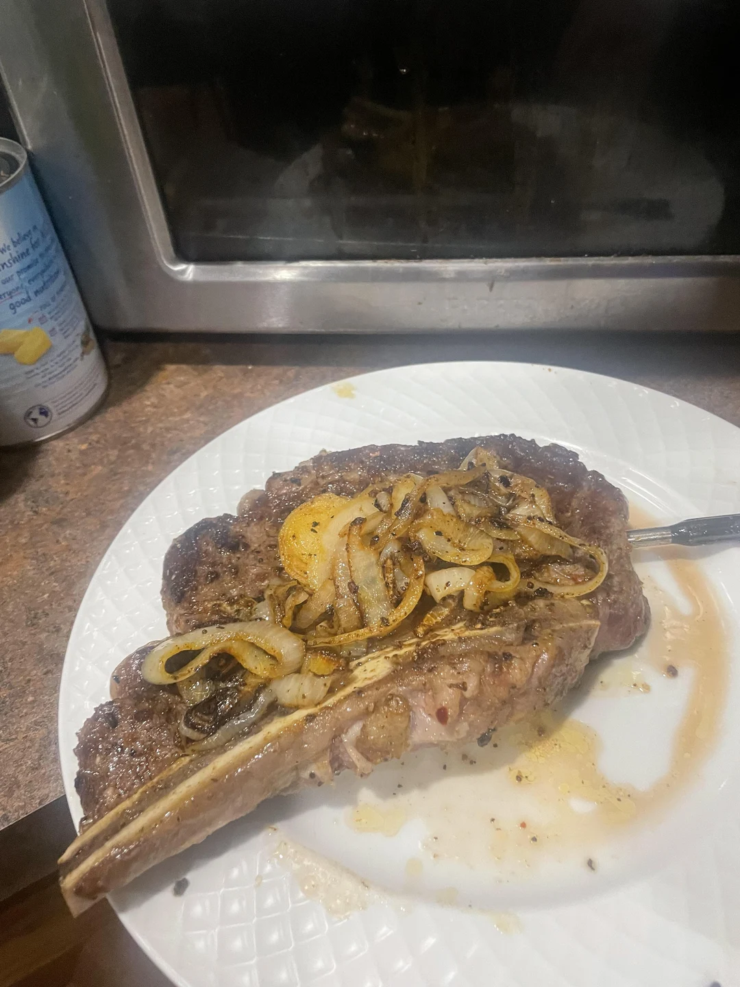 First time with a bone in rib-eye | Scrolller