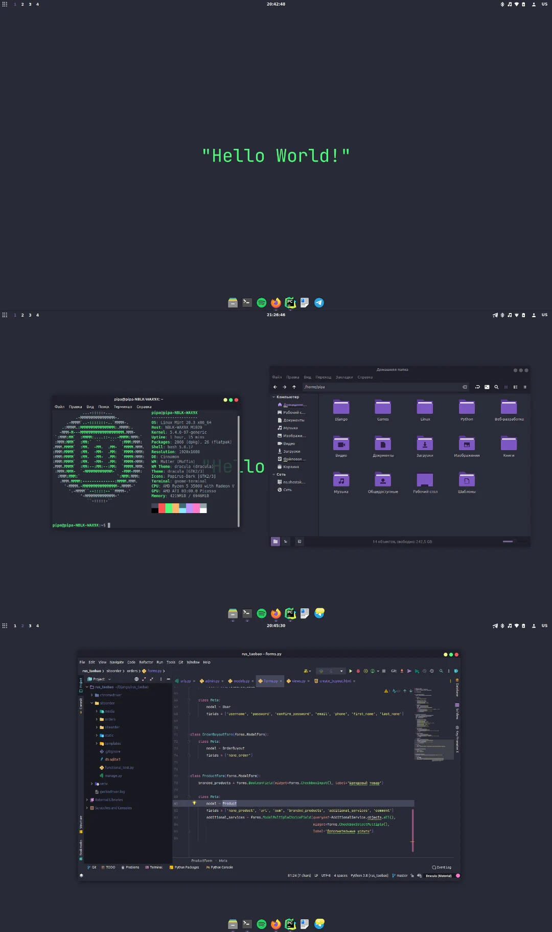 [Cinnamon] Mint Dracula | Scrolller