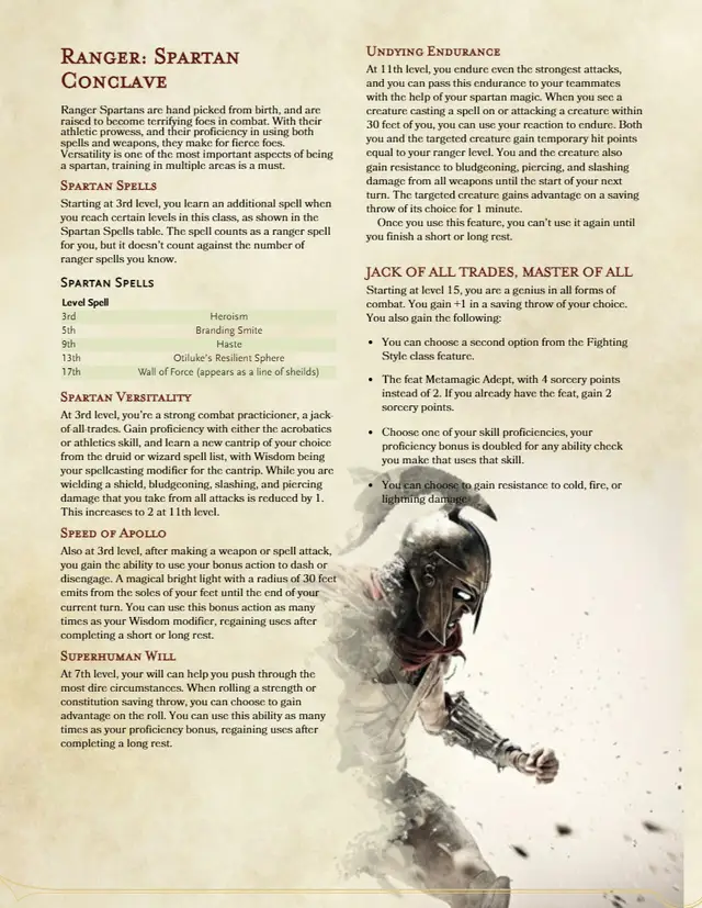 Ranger: Spartan Conclave | Scrolller