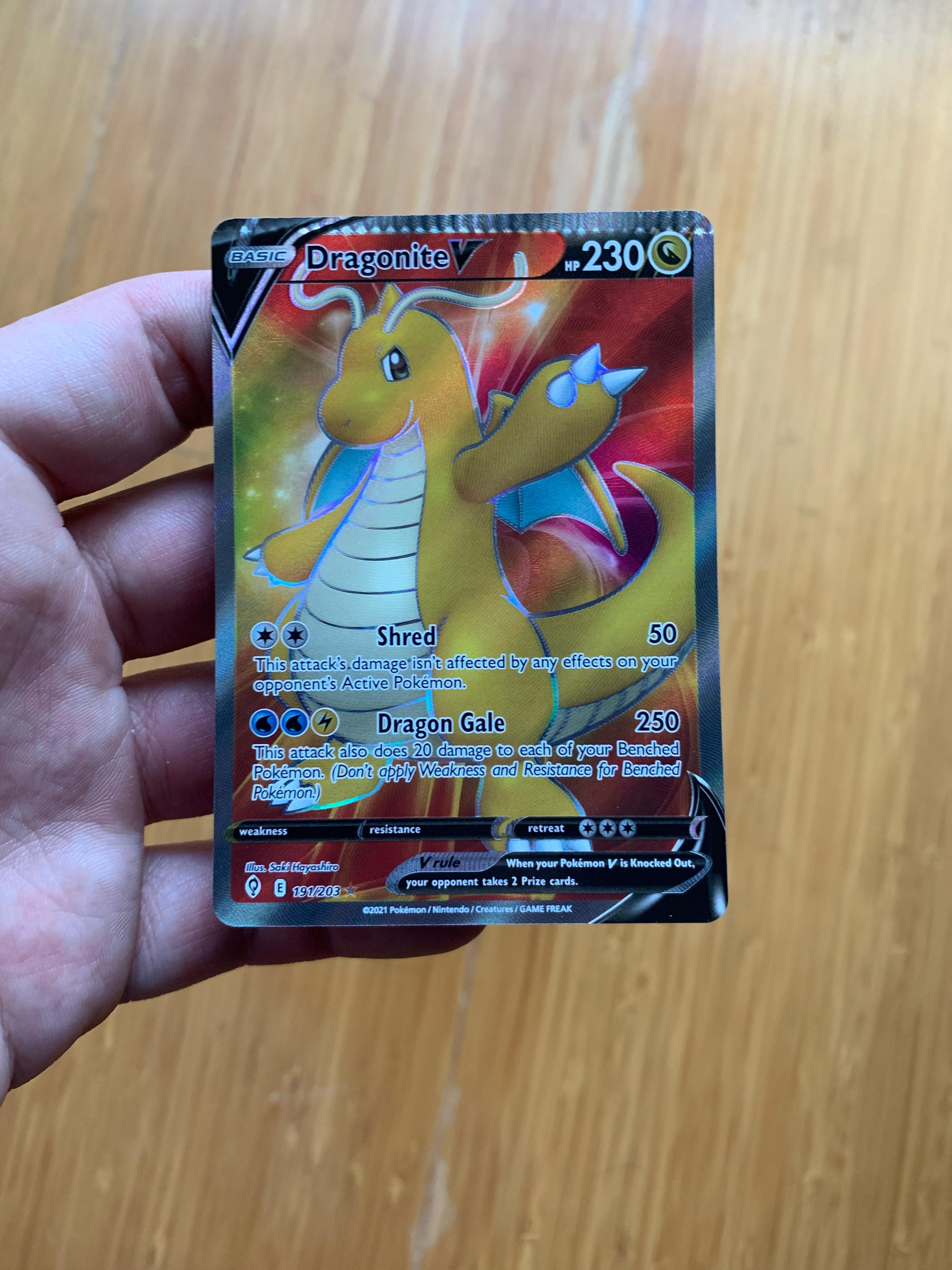 Crimped Dragonite V Full Art | Scrolller
