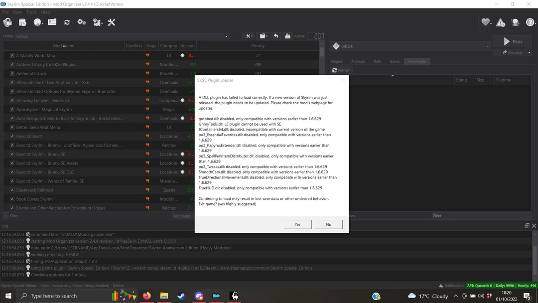 Help Ive tried redownloading but this still pops up. | Scrolller