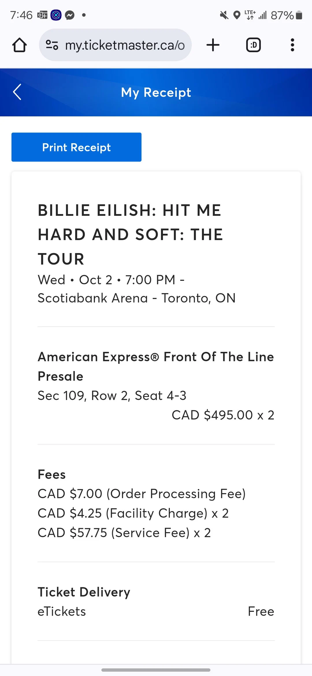Toronto tickets sale | Scrolller