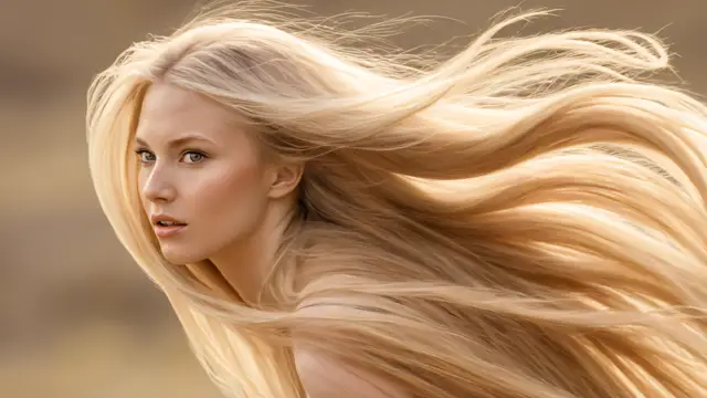 Windy Blonde 4k Wallpaper, AI Generated, [3840x2160] | Scrolller