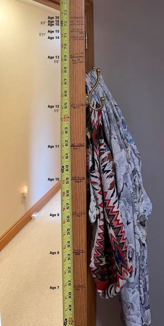 My Childhood Bedroom Door w/ Heights | Scrolller