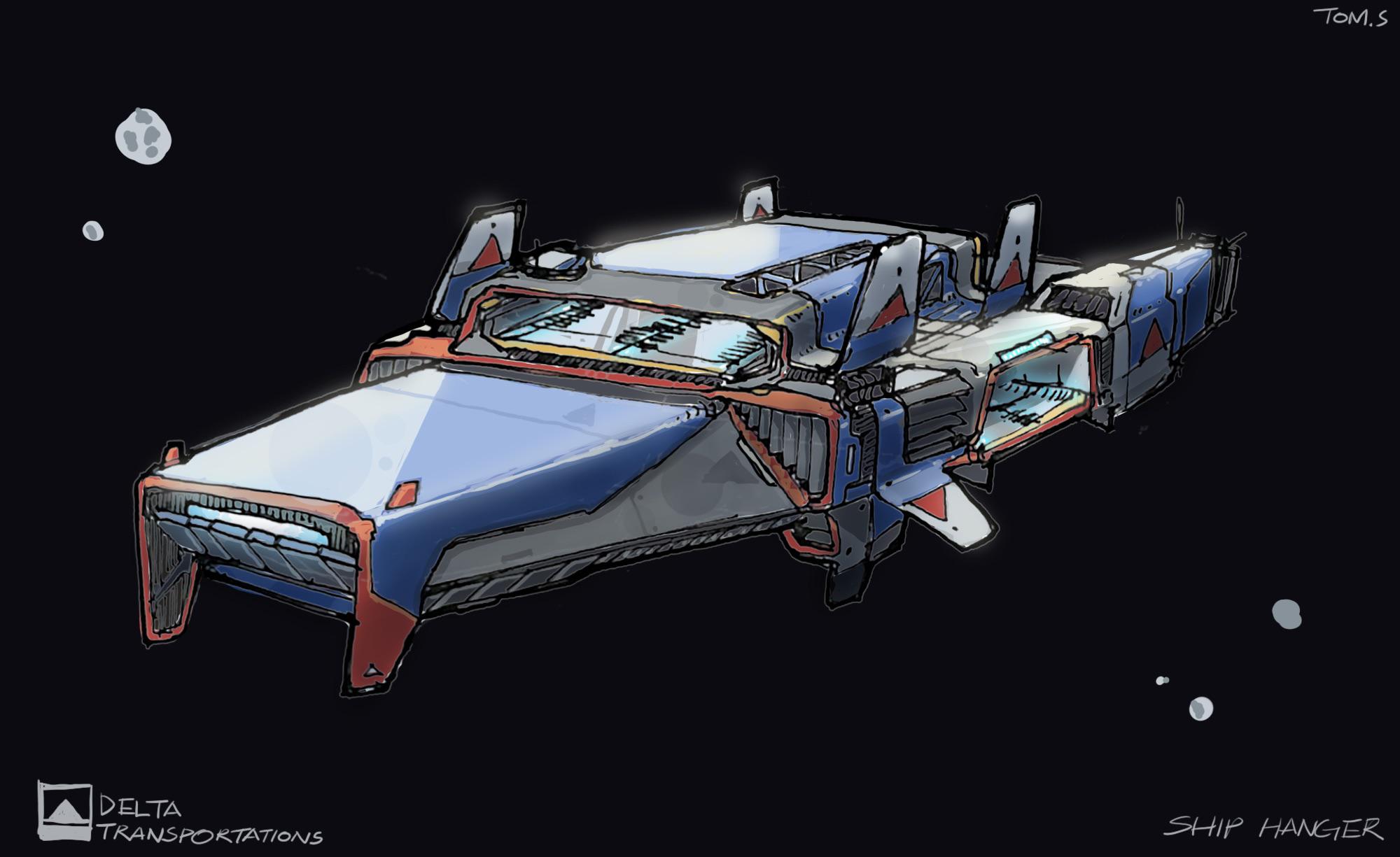 [OC]Delta Transportation - Ship hanger/ pit stop station | Scrolller