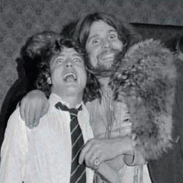 Angus Young and Ozzy Osbourne, late 1970s | Scrolller