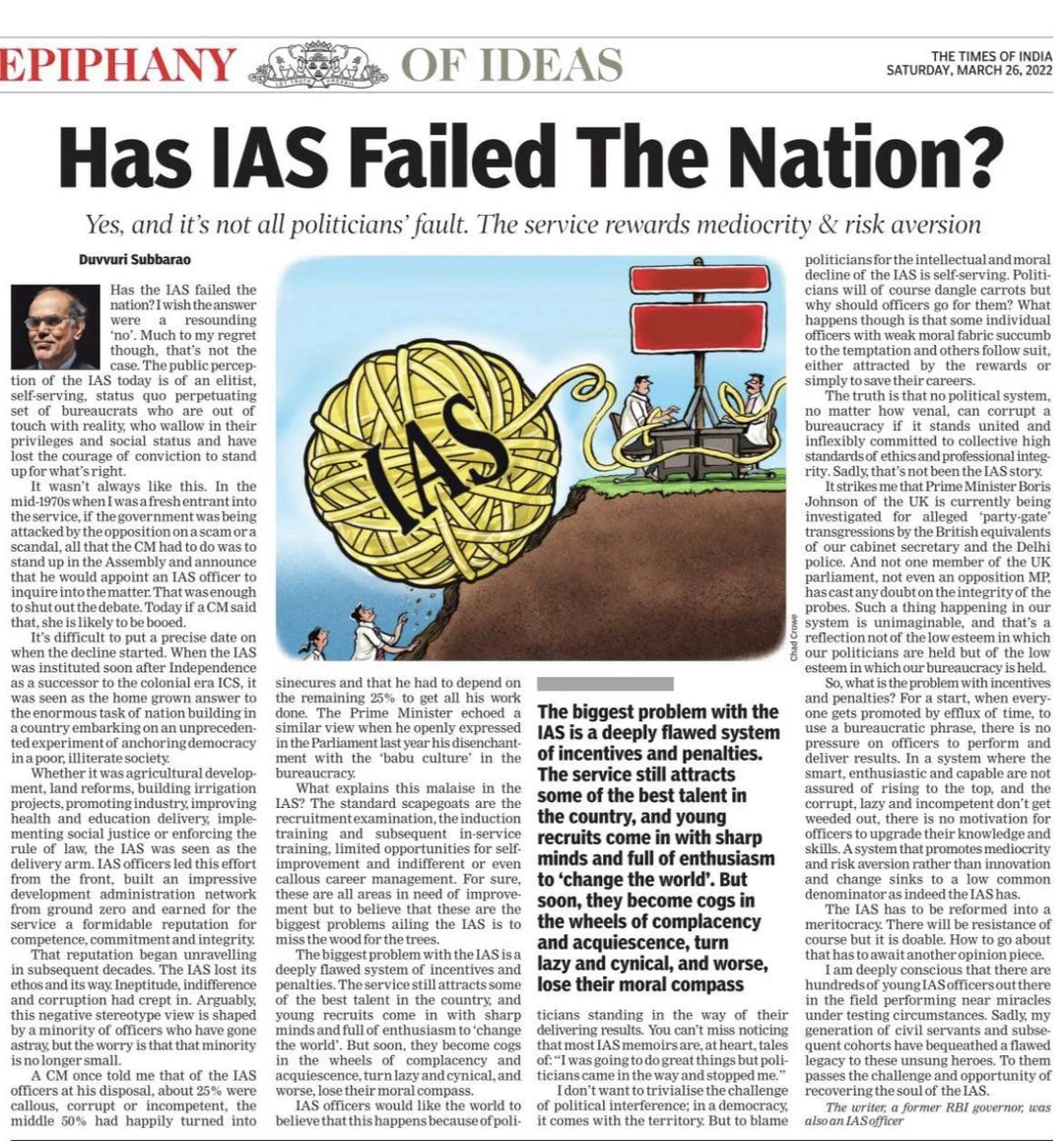 Has IAS Failed The Nation? | Scrolller