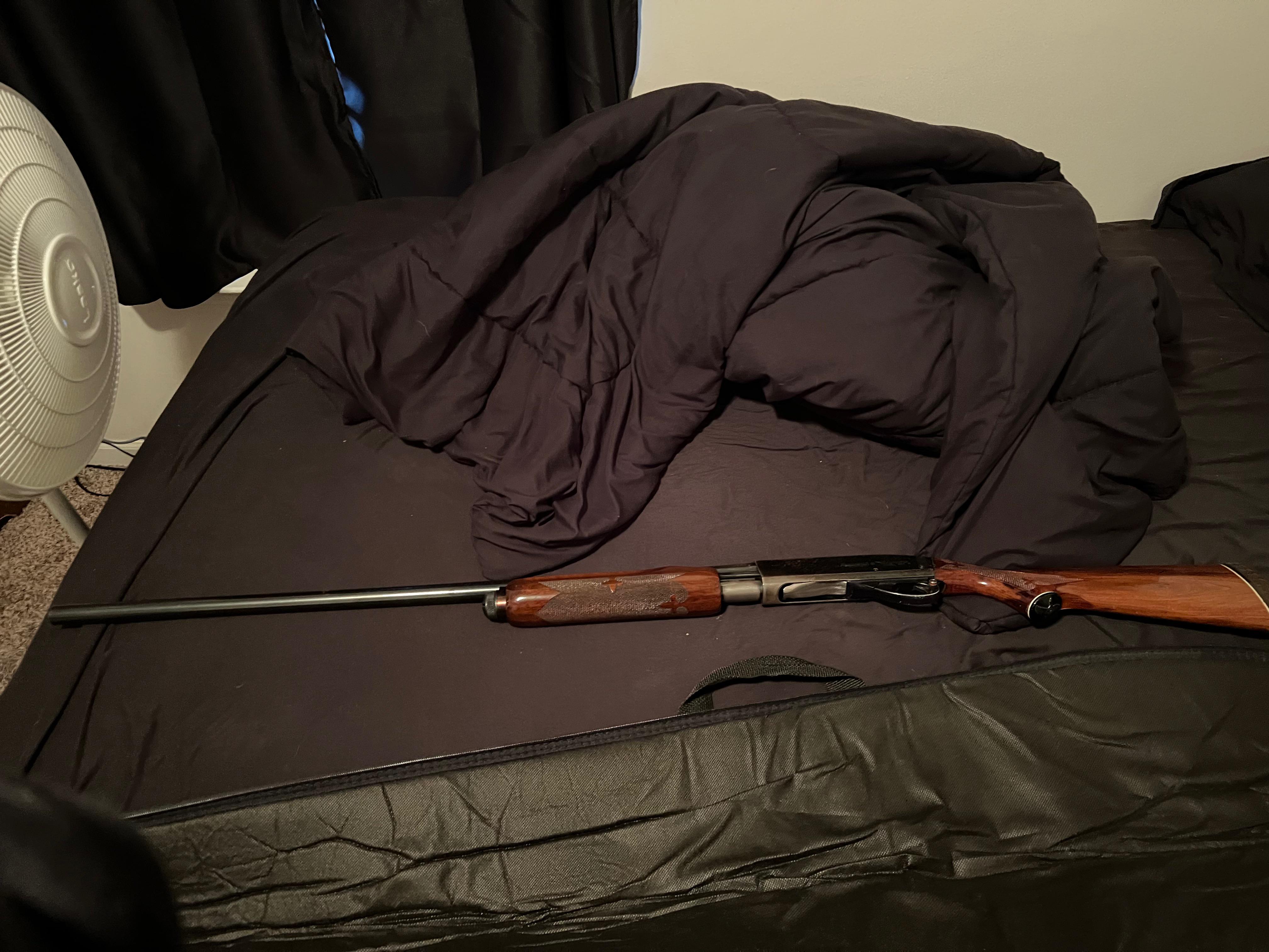 My first firearm. Gifted to me by my father. Remington 870 Wingmaster | Scrolller