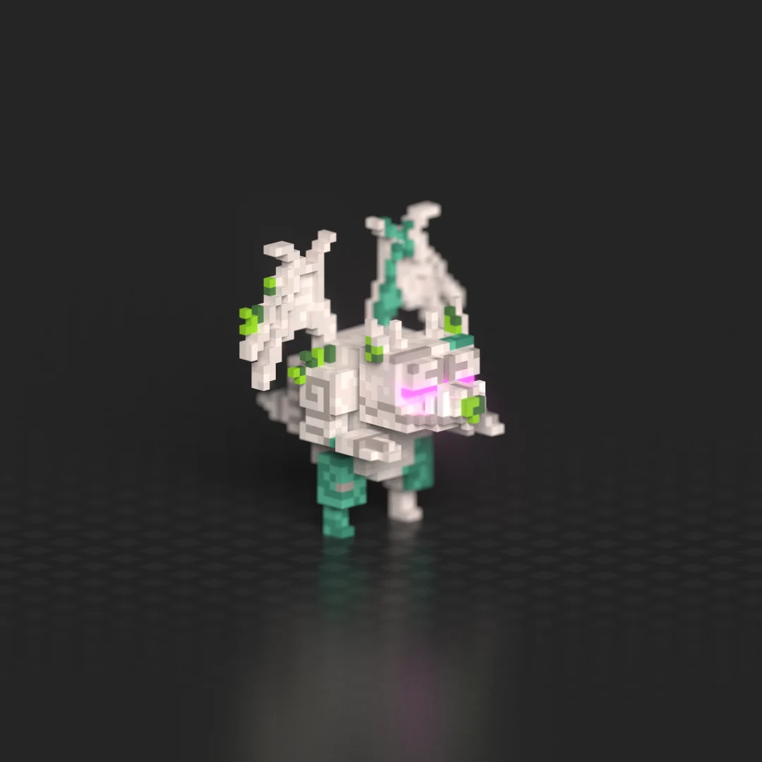 Gargoyle, Kaikina, Voxel Art, 2022 | Scrolller