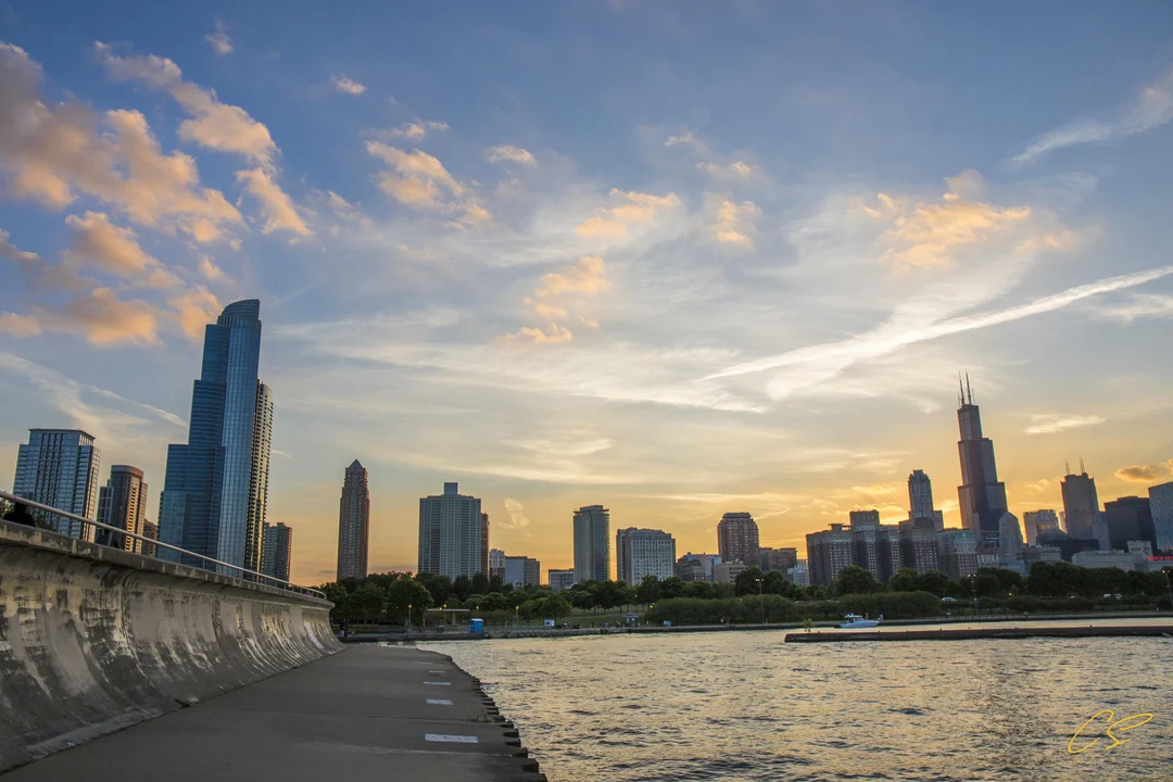 Chicago Sunset | Scrolller