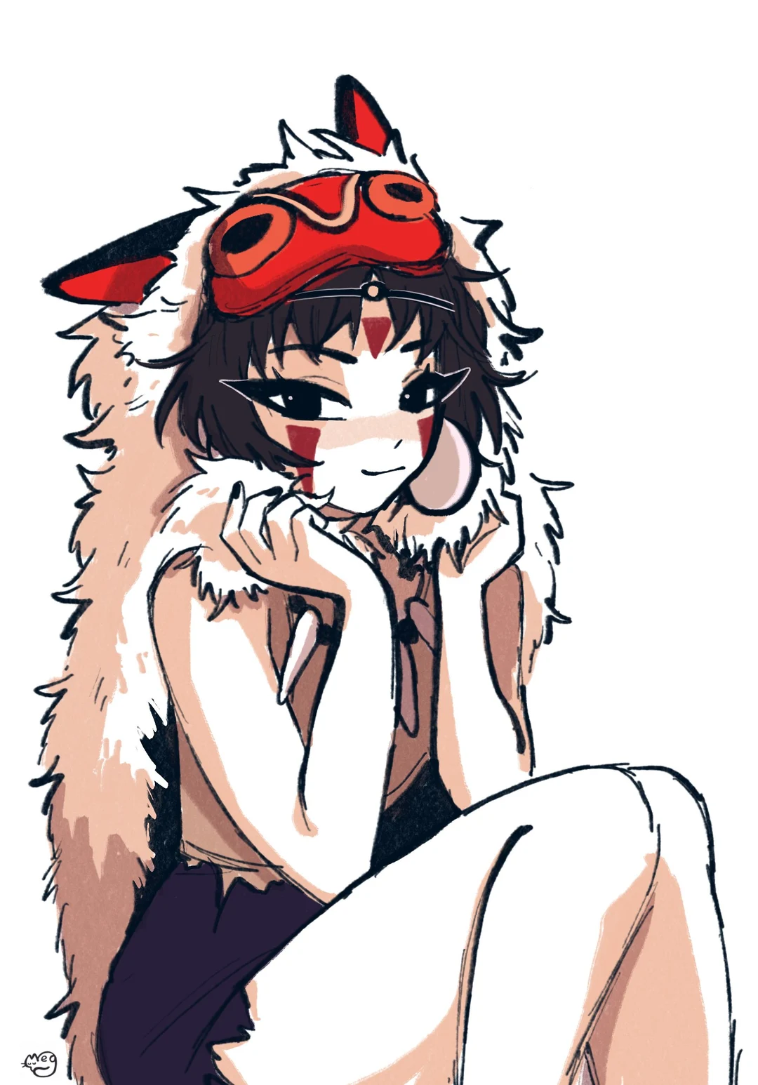 Princess Mononoke by @_megrocks | Scrolller