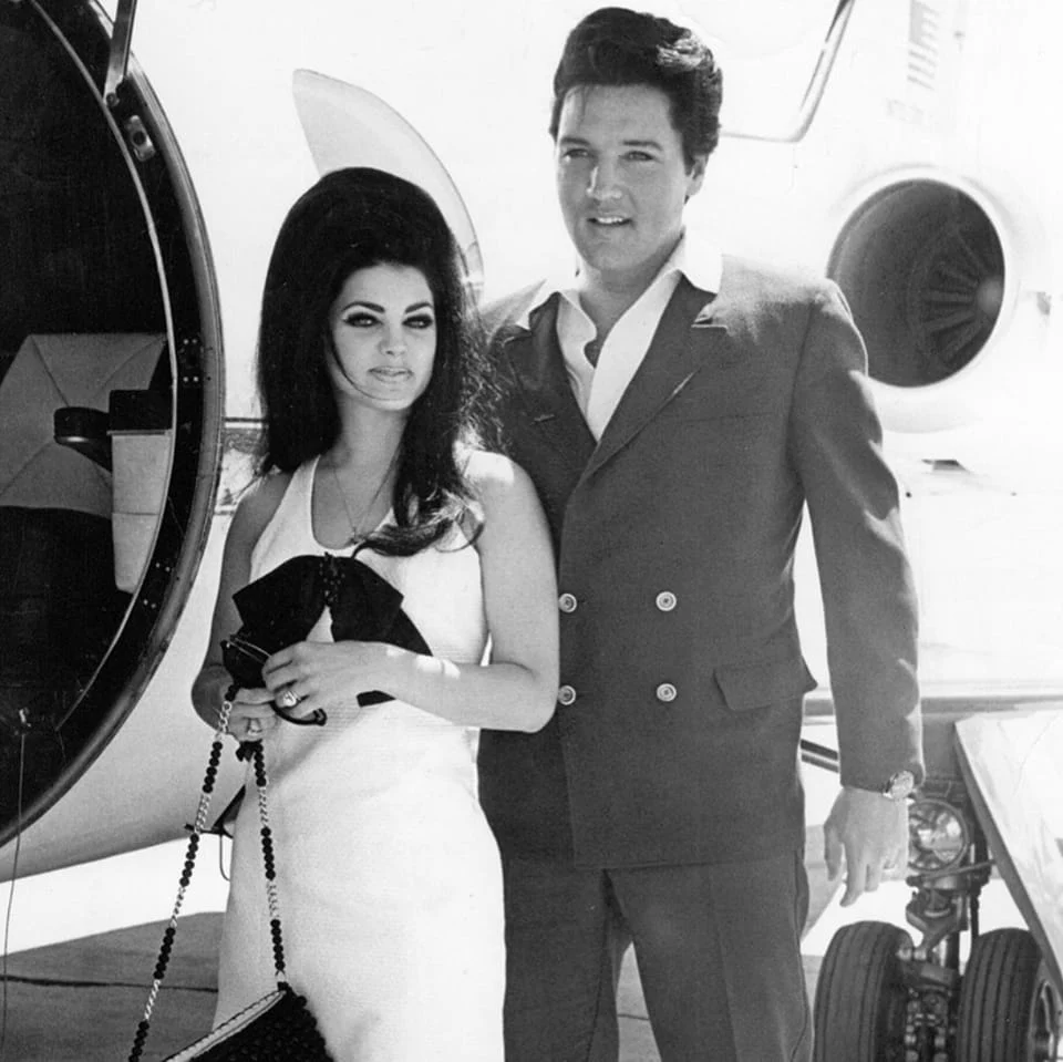 Elvis and Priscilla Presley, 1967. | Scrolller