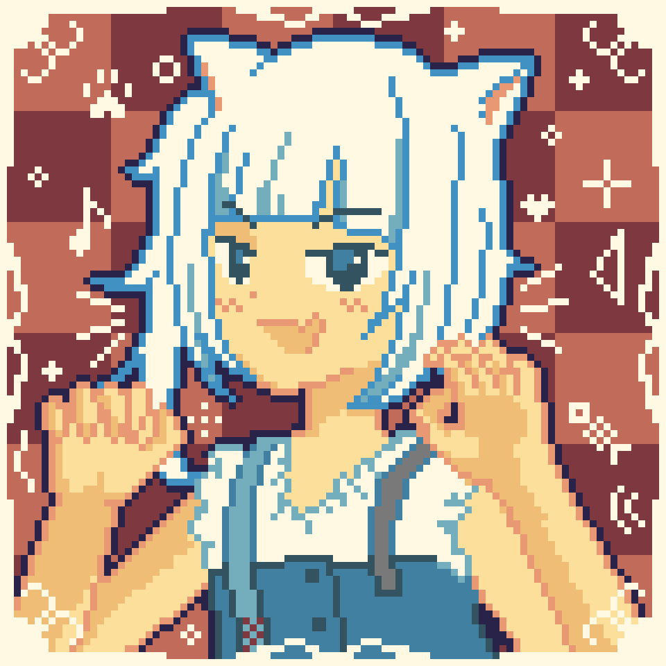 Pixelated gura | Scrolller